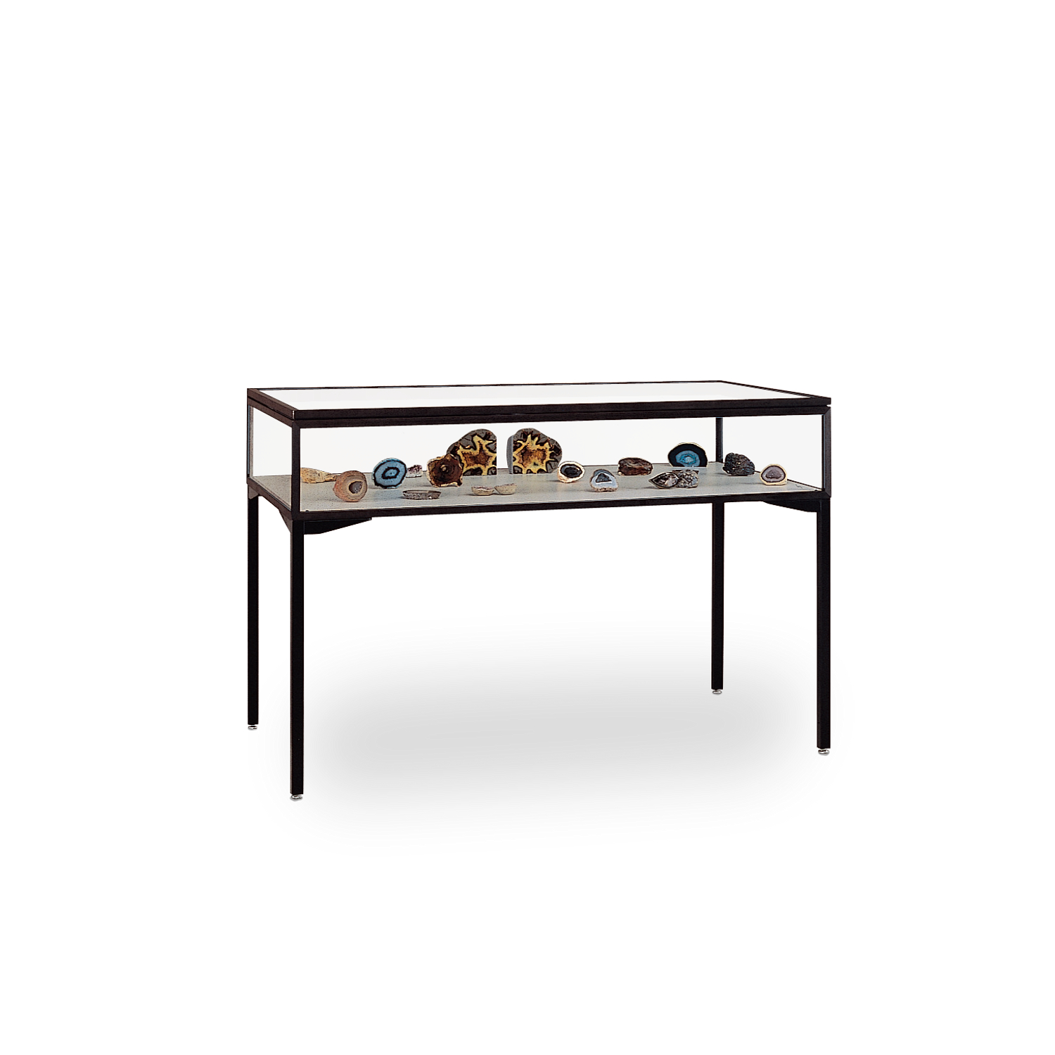 Waddell Keepsake Table Leg Exhibit Case with Sliding Door | General ... Waddell Keepsake Table Leg Exhibit Case with Sliding Door | General ...