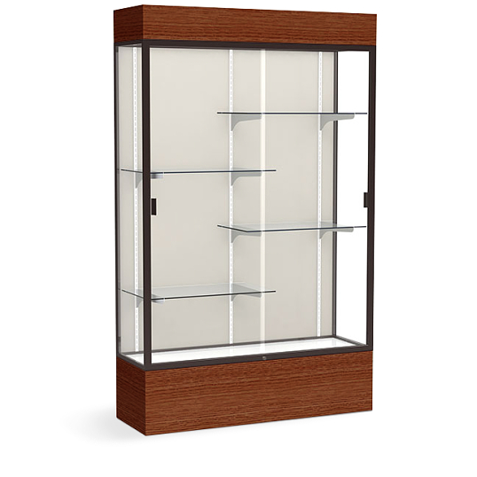 Waddell Reliant Exhibit Case with Lighted Cornice | Trophy Cases ... Waddell Reliant Exhibit Case with Lighted Cornice | Trophy Cases ...